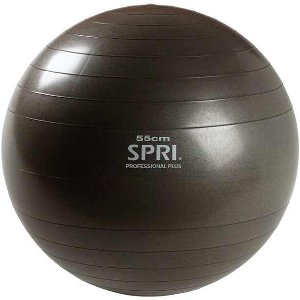 SPRI Xercise Ball 55cm -Black - Walmart.com