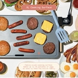 Beautiful XL Electric Griddle 12" x 22"- Non-Stick, Rose by Drew ...