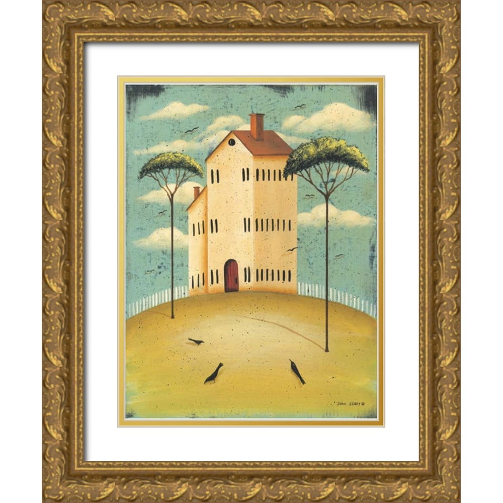 Sliney, John 25x32 Gold Ornate Wood Framed with Double Matting Museum ...