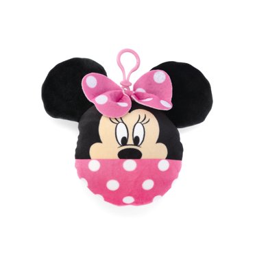 Disney Minnie Mouse Plush Keychain - Mickey Mouse Doll With Secret ...
