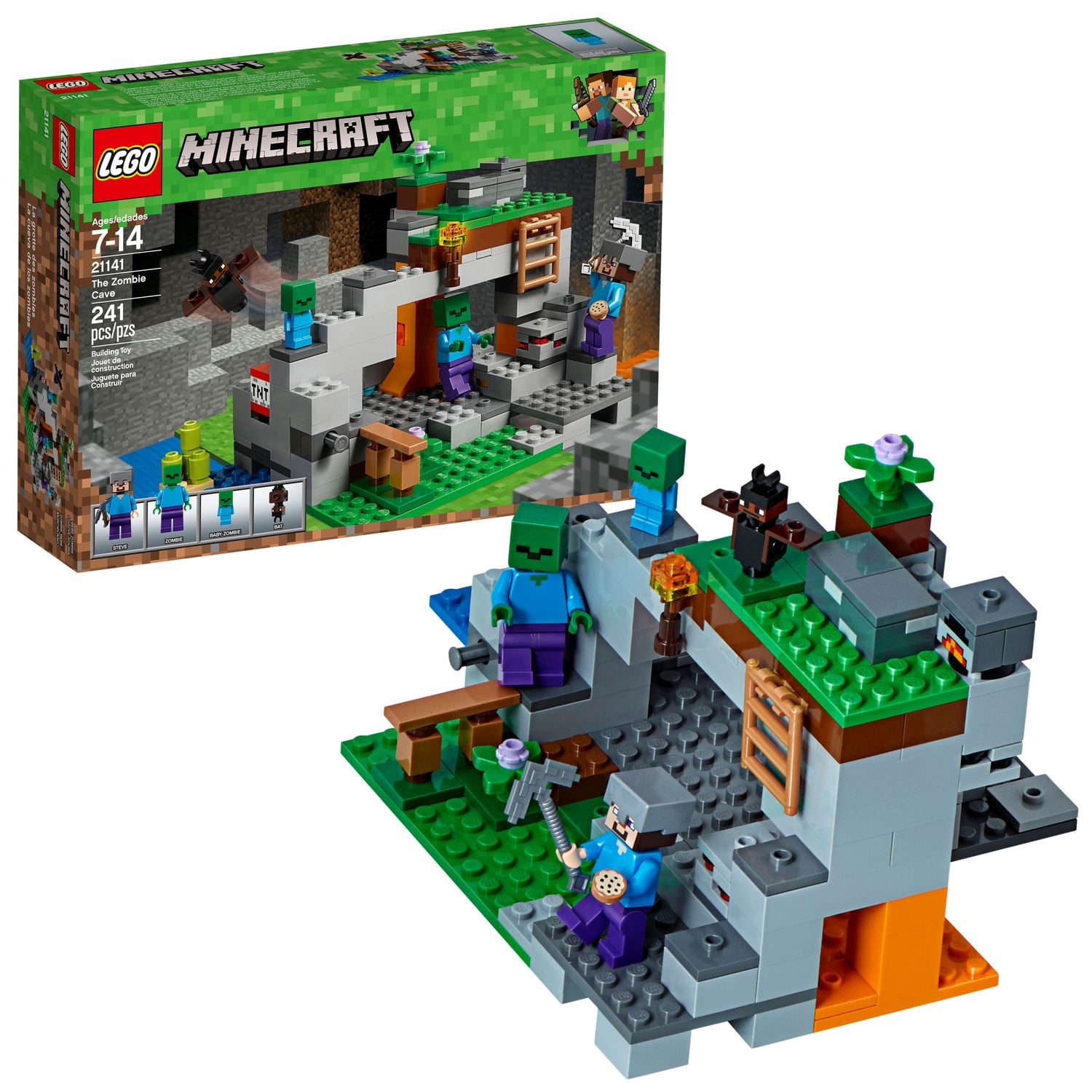 Click here for Lego Minecraft The Zombie Cave 21141 Building Kit... prices