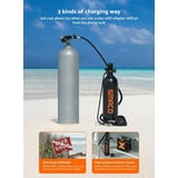 2L Scuba Tank S700PLUS Oxygen Diving Tank Diving Equipment with Hand ...