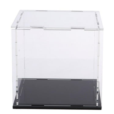 Acrylic Display Case Plastic Box Cube Storage Box Transparent Assemble ...
