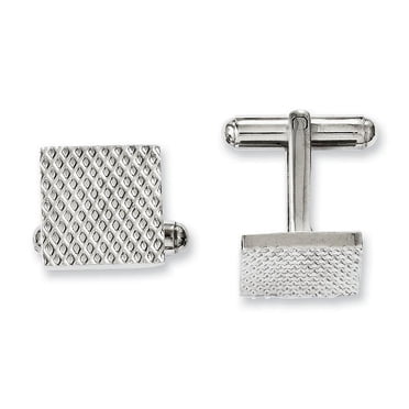 Stainless Steel Polished Cuff Links - Walmart.com