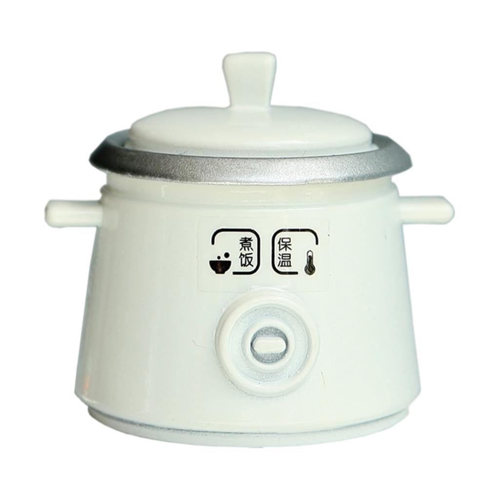 1:8 1:12 Dollhouse Cookware Decorative Miniature Metal Cooker Doll ...