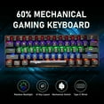 HXSJ V900 60% True Mechanical Gaming Keyboard 61 Keys for PC,Laptop - Walmart.com