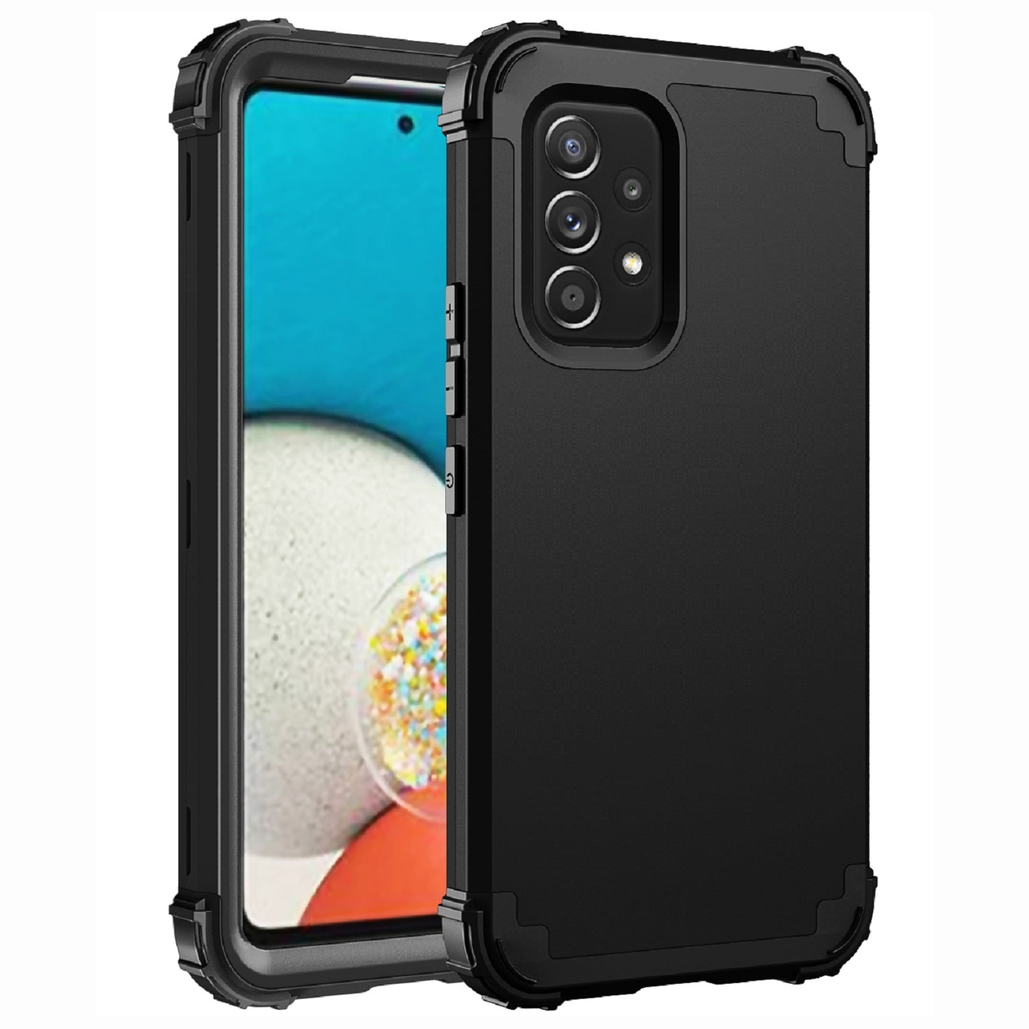 for Samsung Galaxy A14 Case 5G, 3 in 1 Heavy Duty Protection Hybrid ...