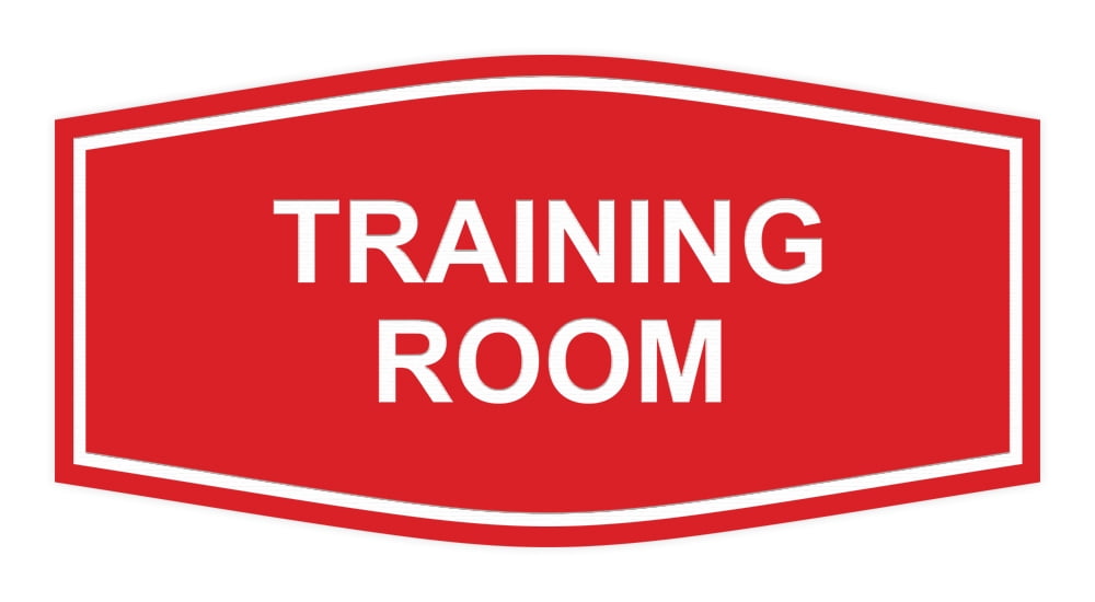 Signs ByLITA Fancy Training Room Sign (Red) - Large - Walmart.com