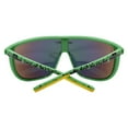 Minecraft Green Splatter Large Lens Sports Wrap Kids Sunglasses - Arkaid by Sunstaches - Walmart.com