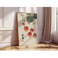 Affixzi Japanese Strawberry Wall Art, Vintage Botanical Poster, Fruit ...