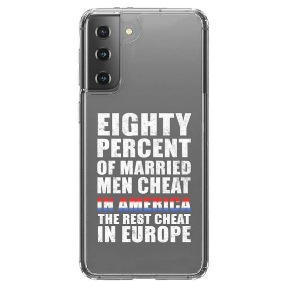 DistinctInk Clear Shockproof Hybrid Case for Galaxy S21+ PLUS 5G (6.7 ...