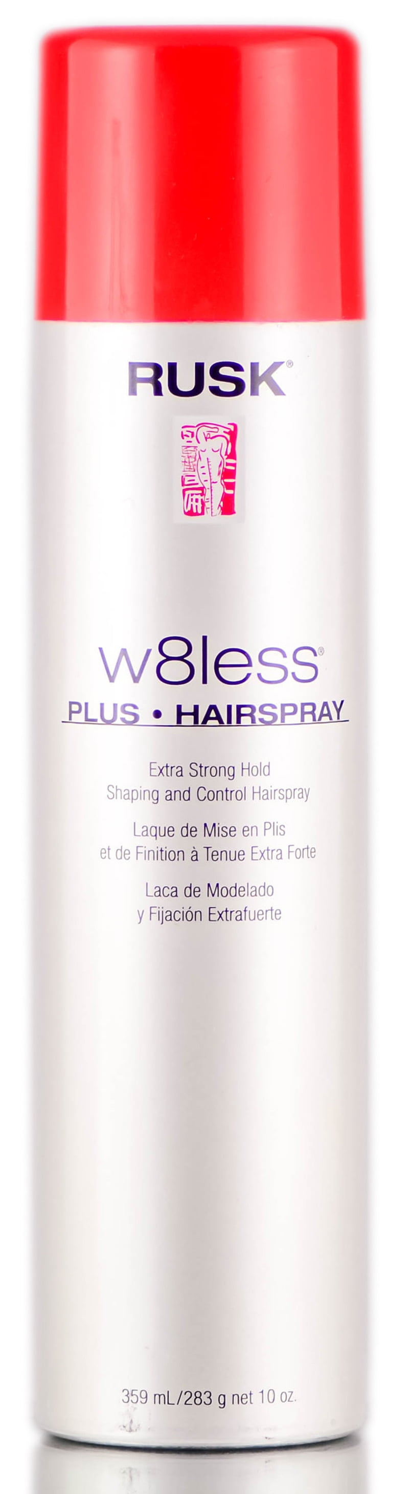 Rusk W8less Plus - Extra Strong Hold Shaping & Control Hairspray , Size ...