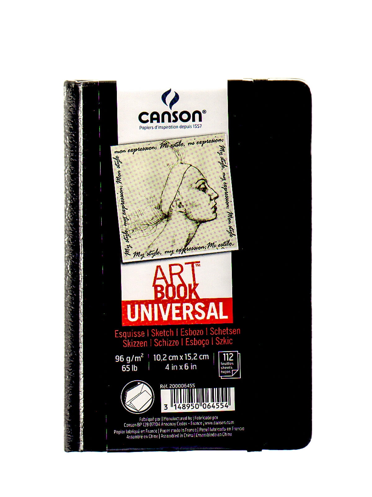 Art Book Universal Sketch Books hardbound, 4 in. x 6 in., 112 sheets ...