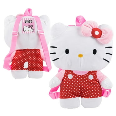Hello Kitty 14" Plush Backpack- RED - Walmart.com
