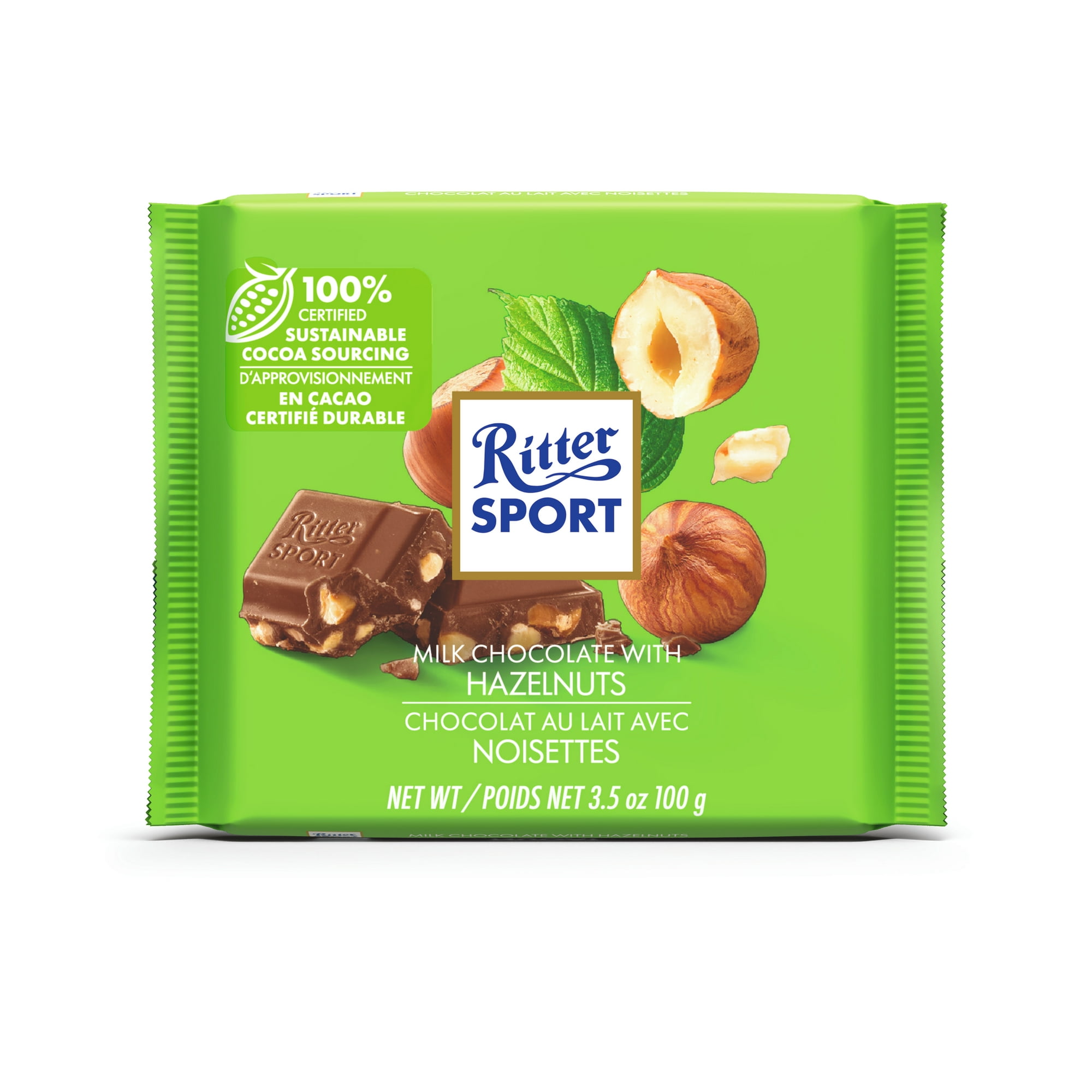 Click here for Ritter Sport Milk Chocolate With Chopped Hazelnuts... prices