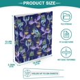 ALAZA Fantasy Dragons Hardcover 3 Ring Binder 1.5" D-Rings with ...