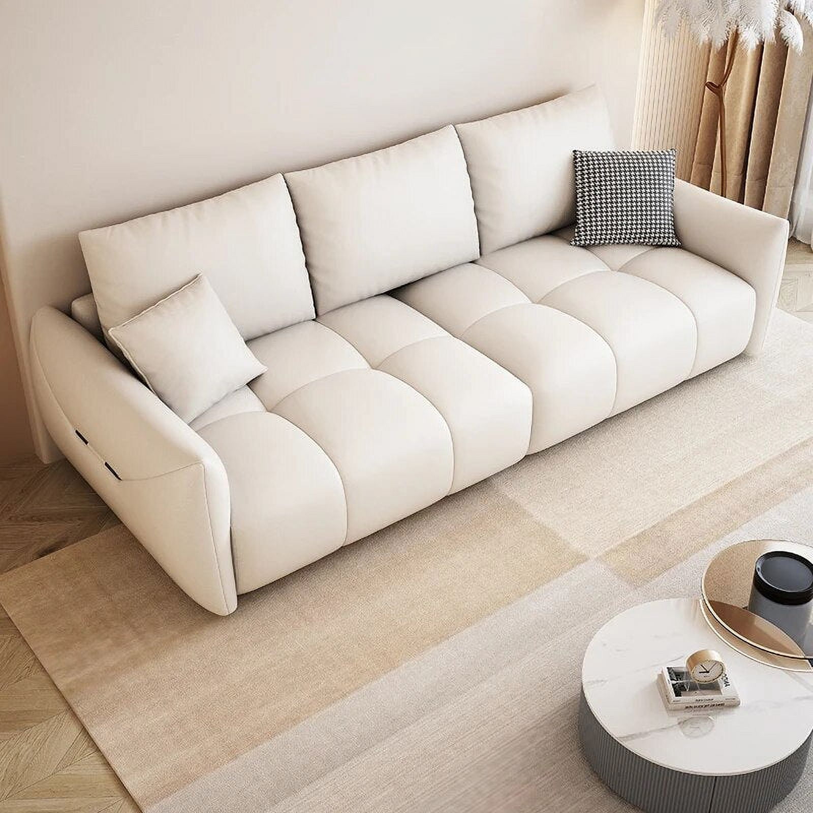 Modern Style Fabric Sectional Sofa Cum Bed Couch Living Room Sofas Set Home Furnture Luxury U Shaped Corner Sofa Set 7 Seater Walmart