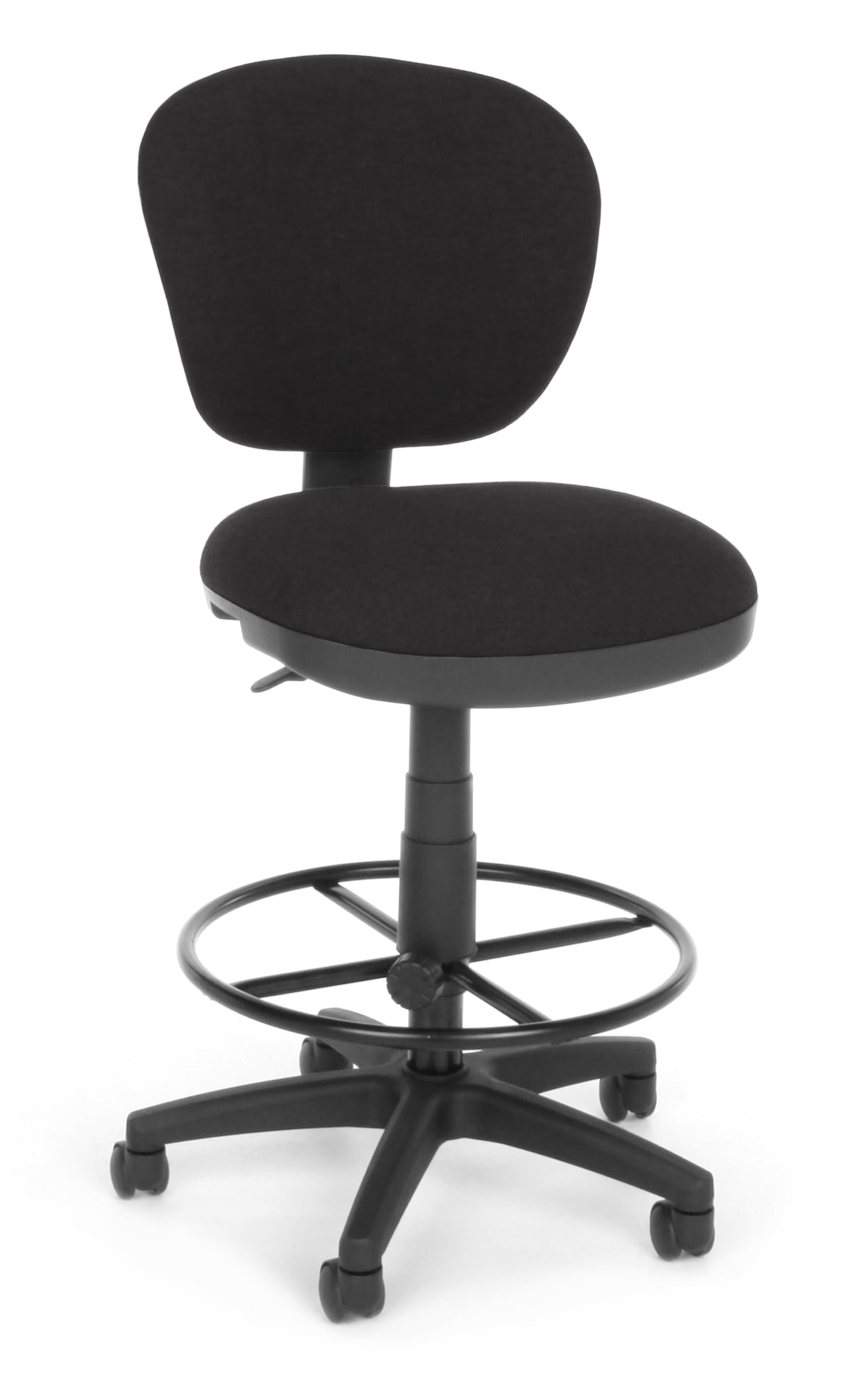 OFM Lite Use Model 150-DK Computer Swivel Armless Task Chair with ...