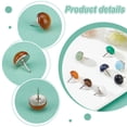 30pcs Creative Fashion Push Pins 15 Colors Gemstone Decorative ...