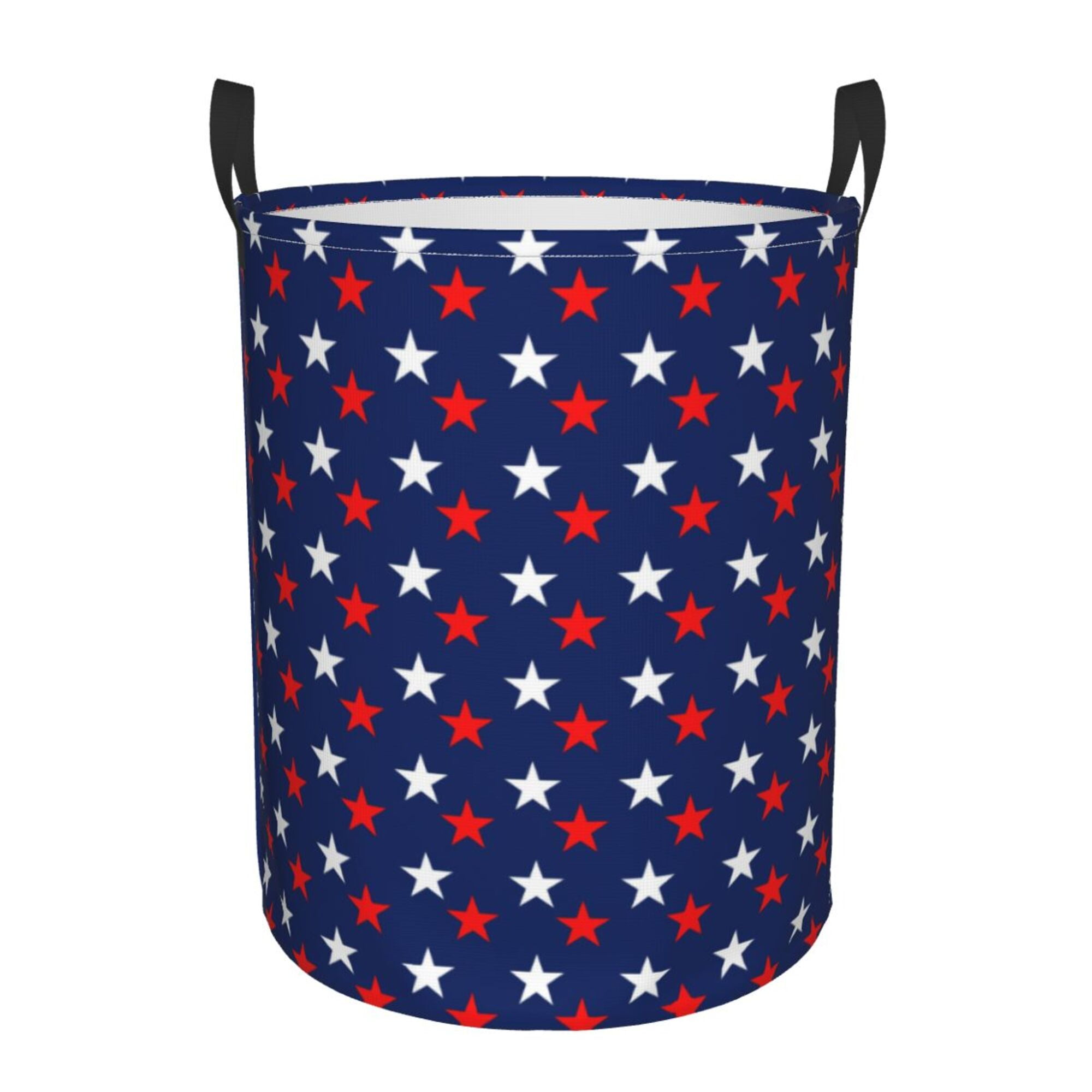TEQUAN Waterproof Laundry Hampers, America Patriotic Red White Blue ...