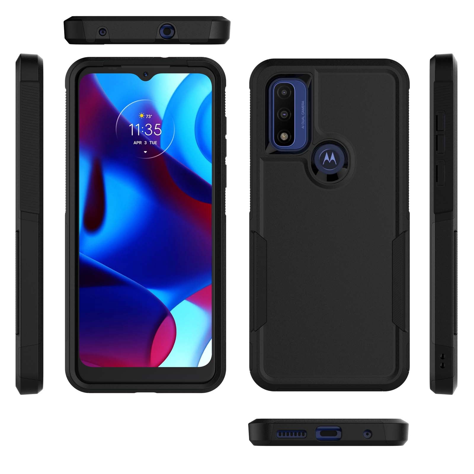 Buy Njjex for Moto G Pure Case, Moto G Pure Phone Case Shockproof Cover ...