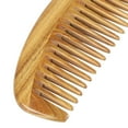 Onedor Handmade 100% Natural Green Sandalwood Hair Combs - Anti-Static ...