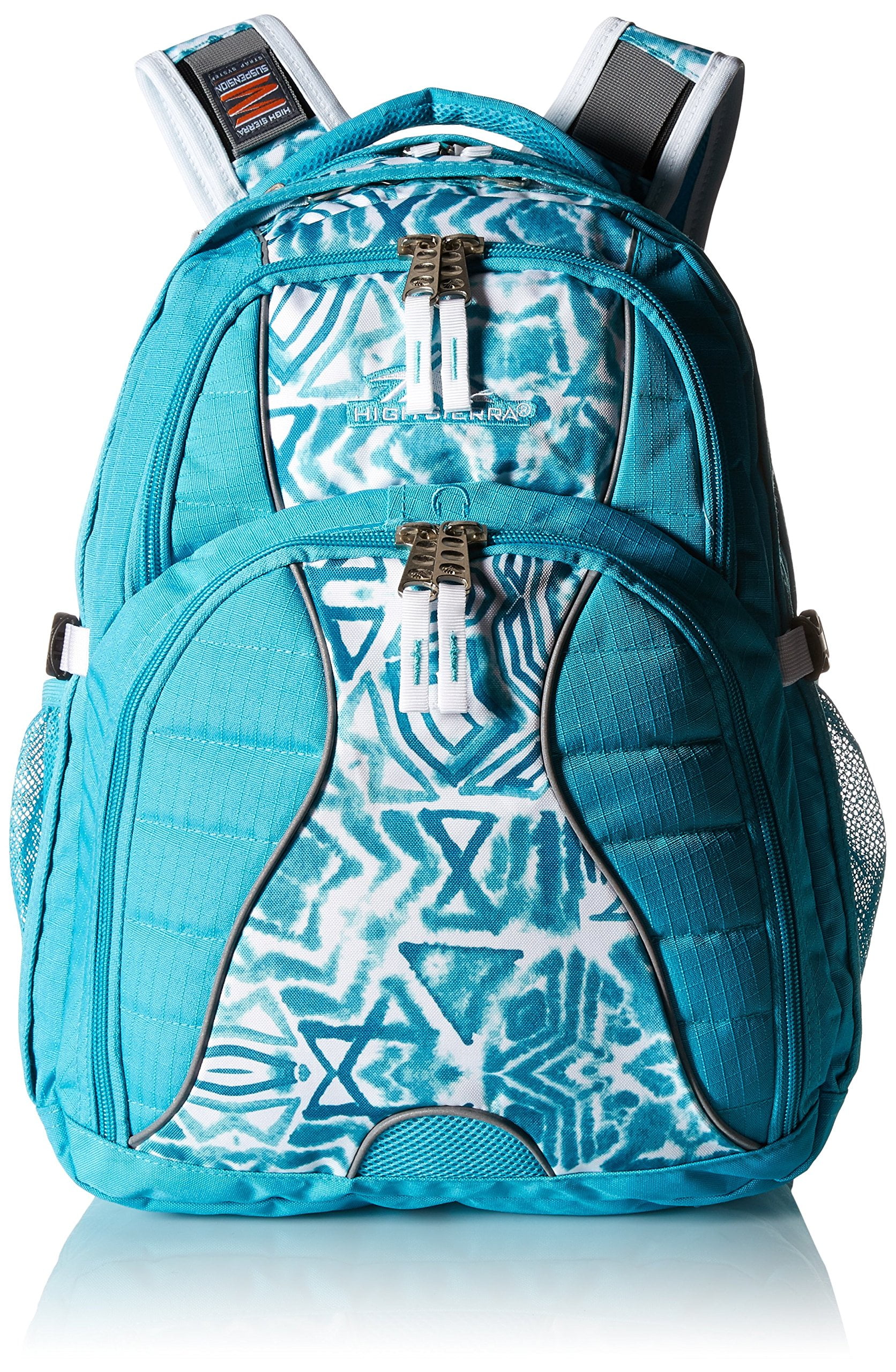 High Sierra Swerve Backpack (Tropic Teal/Teal Shibori/White, One Size ...