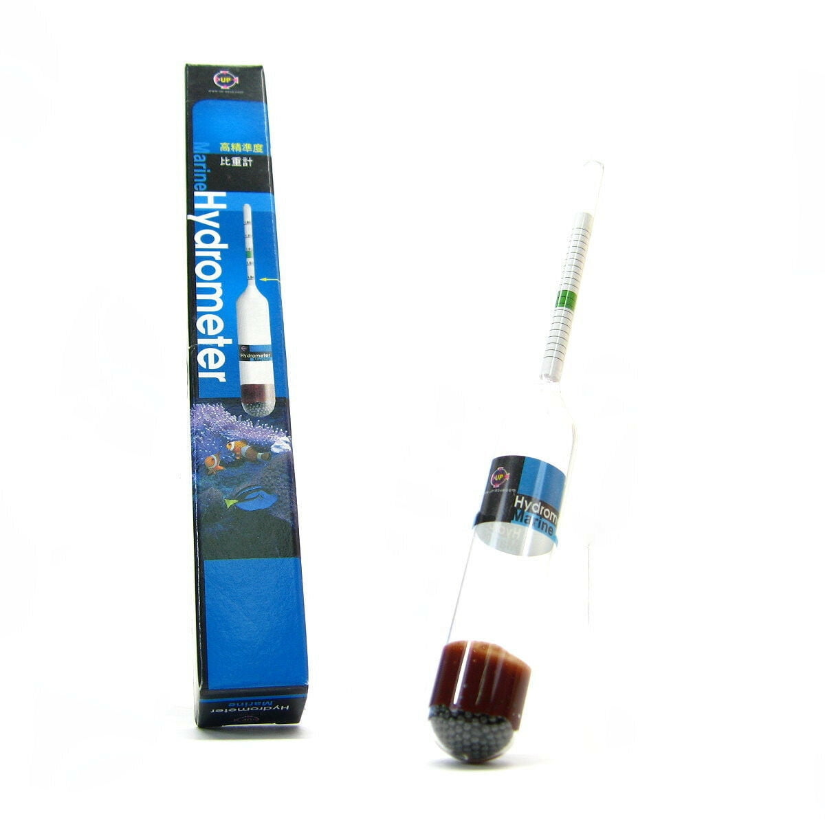 UP Glass saltwater Hydrometer - reef Soft Coral salinity marine fish ...