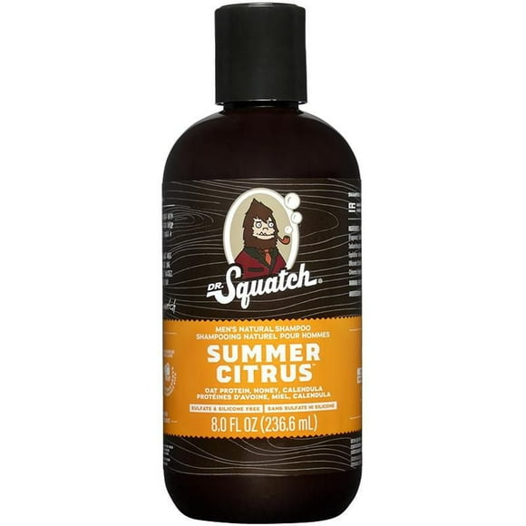 Dr. Squatch Shampoo, Summer Citrus, A bright, refreshing scent