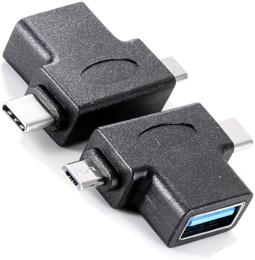 USB 3.0 OTG Adapter Micro USB and USB Type C 2 in 1Converter, UKYEE ...