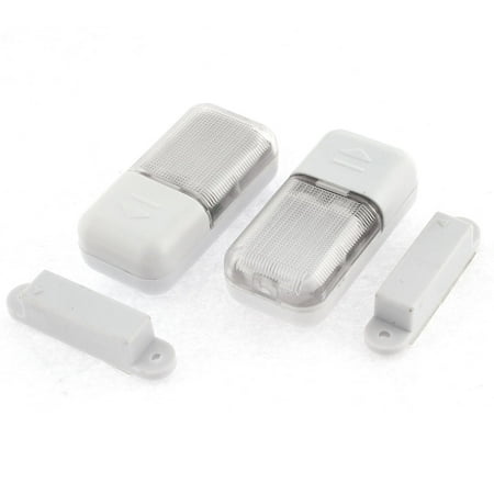 2 Pcs Automatic Magnetic Sensor Drawer Cabinet Wardrobe LED Light Lamp ...
