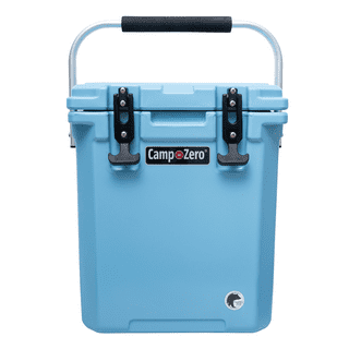 CAMP-ZERO 16L Tall Cooler/Ice Chest with Carry Handle and 2 Molded-in ...