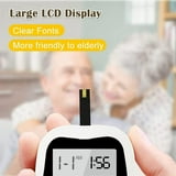 SUWU Blood Glucose Monitor Kit with 50 Strips, 50 Lancets, Lancing ...