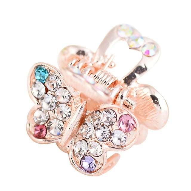 Lomubue Cute Butterfly Shaped Mini Hair Claw Clamp Jaw Clip Accessory ...