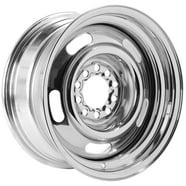 15x10 American Muscle 55 Rally Silver Wheel 5x5 (-32mm) - Walmart.com