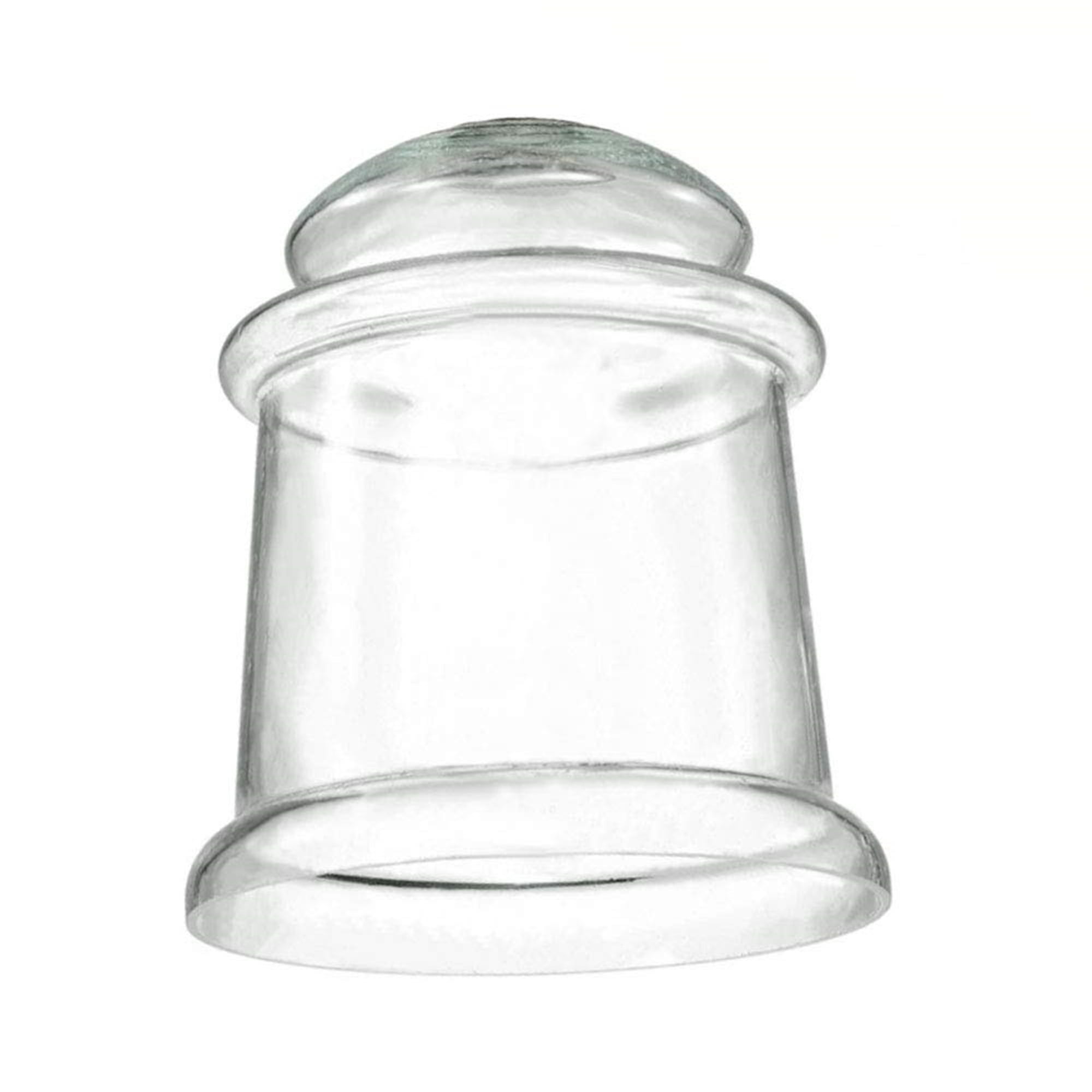 FSLiving One Glass Jar, Fixture Replacement Bell Clear Glass Shade ...