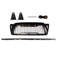 Labwork Front Bumper Grill 5310004360 Gloss Black Mesh Grille Fit for ...
