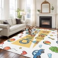 Children's Day Washable Rug 6x9 Area Rug for Living Room Bedroom Non ...