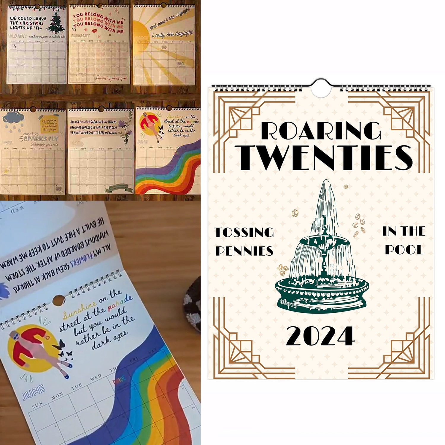 Click here for Tfixol 2024 Roaring Twenties Calendar  12 Monthly... prices