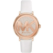 Michael Kors Women's Ritz Rose Gold-Tone Chronograph Watch MK6307 ...