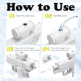 Prank Water Gun Shoots Backwards with Reverse Spray, Two-Way for Summer ...