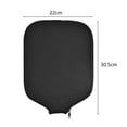 Chicmine Universal Pickleball Paddle Cover with Zipper Soft Lining ...