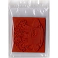 Deep Red Stamps Teacup Flowers Rubber Cling Stamp - Walmart.com