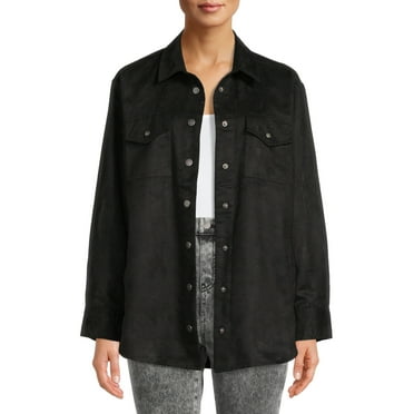 Time and Tru Women's Plaid Shacket - Walmart.com