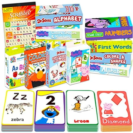 Flash Cards for Toddlers Kids Ultimate Set Bundle ~ 12 Packs of ...