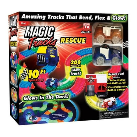 Magic Tracks 6527592 As Seen On TV Rescue Car Race Tracks Multi-Colored ...