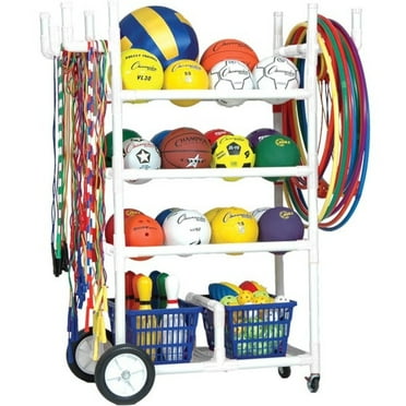 SSN Heavy Duty Metal P.E. Recess Cart for Equipment and Ball Storage ...