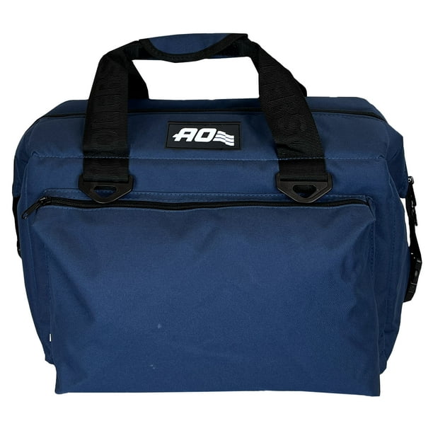 AO Coolers 24 Can Deluxe Canvas Soft-Sided Cooler, Navy Blue - Walmart.com