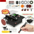 10in 225pcs Mini Table Saw - 7-Speed 6000RPM, Adjustable Angle, 4 ...