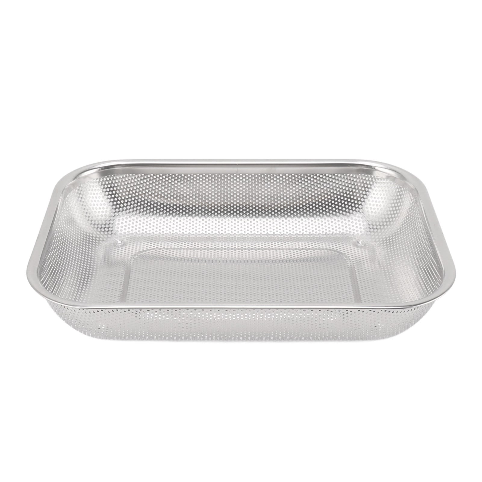 Cesta coladora rectangular para frutas y verduras, colador de acero ...